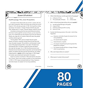 Carson Dellosa Skill Builders Reading Comprehension Grade 6 Workbook, Middle School Reading Passages and Vocabulary Builder for Kids Ages 11-12, 6th Grade Reading Comprehension Workbook
