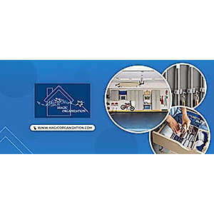 Magic Organization Stainless Steel Broom Mop Holder - 2 Pack - Extra Wide For Better Mounting - Organize Home, Garage, Shed