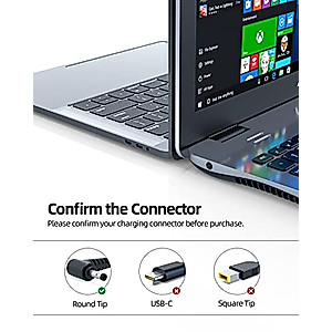Charger for Lenovo IdeaPad 3 3-14 3-15 3-17 Laptop, (UL Certified Safety), 65W, 45W