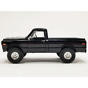 1970 Chevy K10 4x4 Pickup Truck Black Limited Edition to 1050 Pieces Worldwide 1/18 Diecast Model Car by Acme A1807215