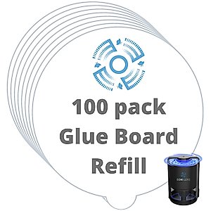 Refill Glue Boards - Fits Katchy, Fenun, Toloco, and Other Bug Trap Models (100)