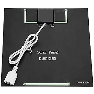 Solar Panel Powered Fan, 4.5W 6V USB Solar Panel Powered Mini Portable Fan Solar Mini Exhaust Fan for Cooling Ventilation Home Travelling Fishing