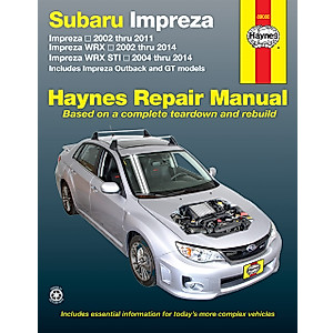 Subaru Impreza (02-11),WRX (02-14),WRX STI (04-14) Haynes Manual USA (Paperback)
