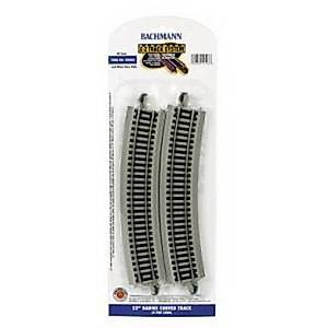 Bachmann HO Scale Bulk EZ-Track w/Nickel Silver Rail 22in Radius Curve (1)