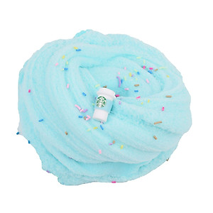 HUNDUN 2 Pack Cloud Slime Blue and Pink Supplies Stress Relief Toy Scented DIY Putty Sludge Toy Gifts for Girls and Boys (Blue&Pink)