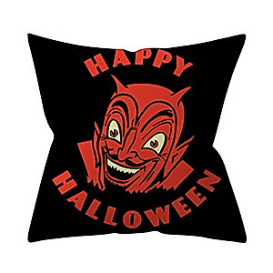 IAMAGOODLADY Halloween Decorations,Halloween Throw Cover Cases Decorative Sofa Cushion Cover,Spooky Party Carnival Supplies,Scary Ghost Creepy Decor Halloween Ornament