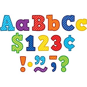 Playful Patterns Bold Block 3" Letters