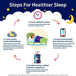 Vitabod Melatonin 20mg Gummies - 180 Count - Drug Free - Natural Strawberry Flavor - Vegetarian, Non-GMO, Gluten Free (1 Bottles)