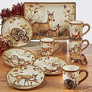 Certified International Pine Forest Rectangular Platter,