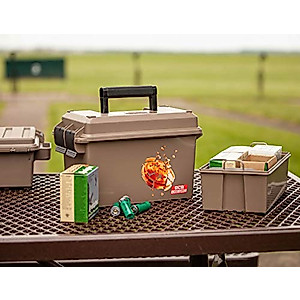 MTM SFRC Shotshell Field and Range Case, O-Ring Seal, Dual Latching System, USA Made, Dark Earth