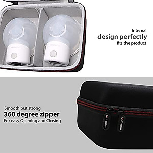 LTGEM Hard Case for 2pcs Momcozy S12 Pro / S12Pro / S9 / Momcousy Wearable Breast Pump Suitable for Storage