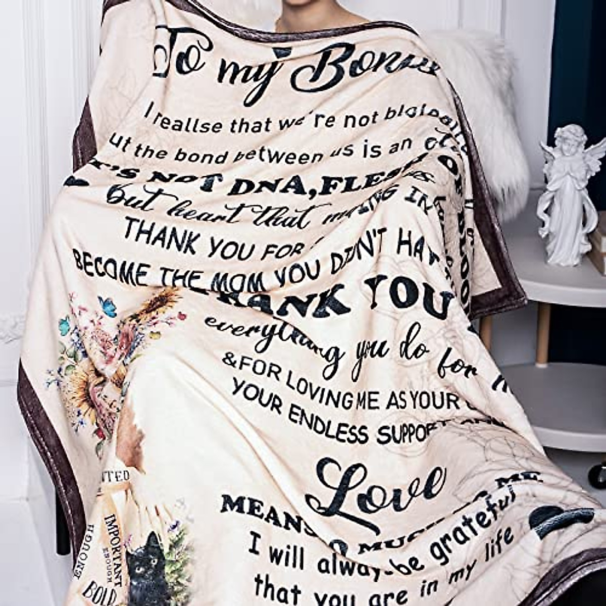 Soft Throw Blanket （50"x60"） Mothers Day Birthday Gifts for Mom from Daughter Blanket for Mom Best Mom Ever Gifts Mom Blanket I Love You Blanket Fluffy Blankets Gifts for Moms Who Have Everything