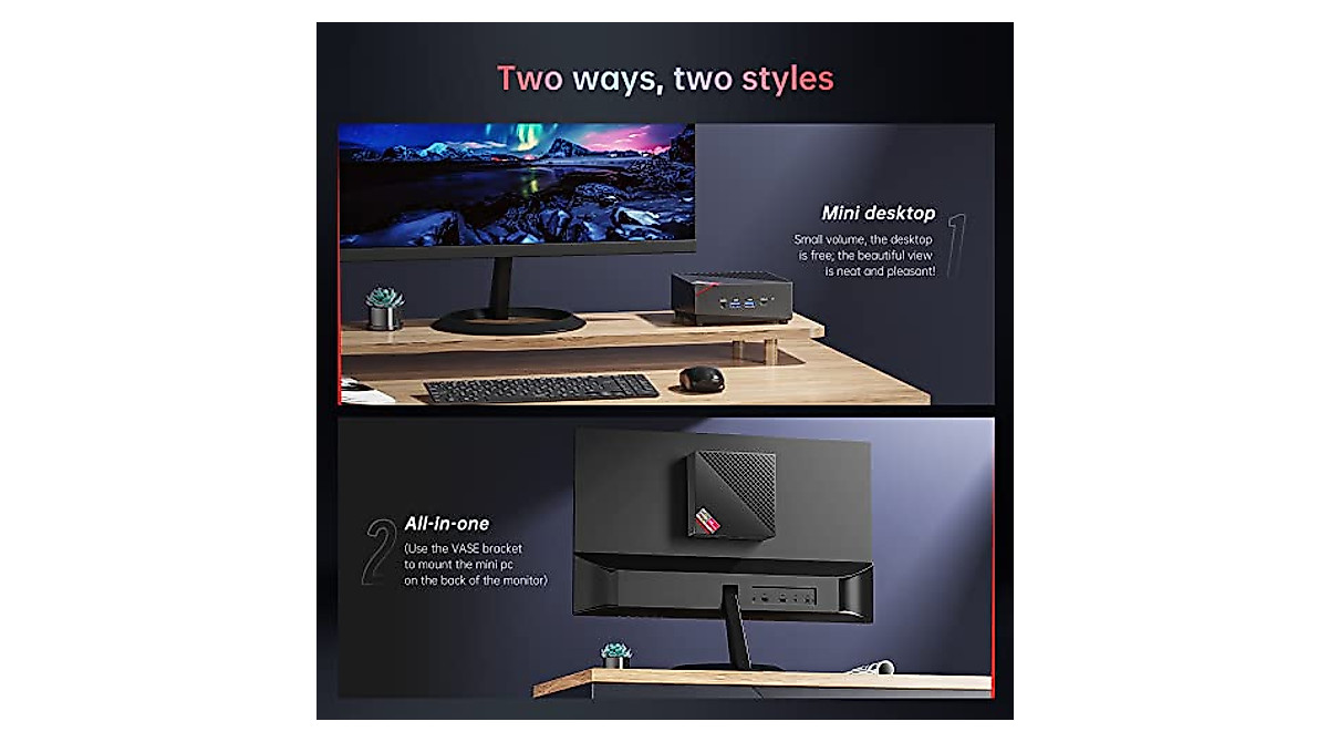 Mini PC with AMD Ryzen 7 5800U — Powerful Compact Desktop