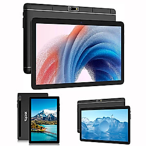 TPZ Tablet 10 inch, Android Tablets,2GB, Dual Cameras, WiFi, Google Certified, IPS HD Touchscreen, Bluetooth, 6000mAh Battery - 3PCS
