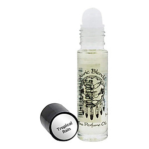 Auric Blends Tropical Rain Roll-on Perfume Oil | Alcohol Free, Vegan, Cruelty Free, Made in USA | 0.33 Fl. Oz