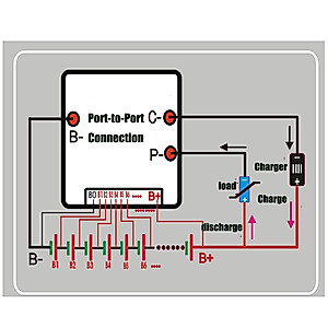 KOOBOOK 1Pcs 10S 30A 36V Li-ion Cell 18650 Battery Protection BMS PCB Board with Balance Function for Motorcycle Scooter Protection Board