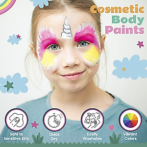 12 Pcs Tempera Paint Sticks for Kids Washable - Mess Free, Quick Drying, Twisted Paint Sticks for Children and Students – Works Perfect on Papers, Wood, Glass, Canvas & Pumpkin (Vibrant Colors)