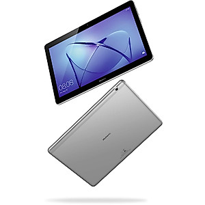 Huawei MediaPad T3 10 9.6" 32GB ROM + 3GB RAM Wi-Fi & 4G LTE Tablet (Space Gray) - GSM Unlocked (Renewed)