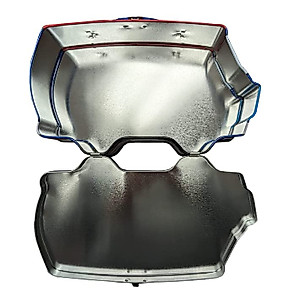 Paw Patrol Van Shaped Tin Carry All, Blue, with Handle Lock and Clasp