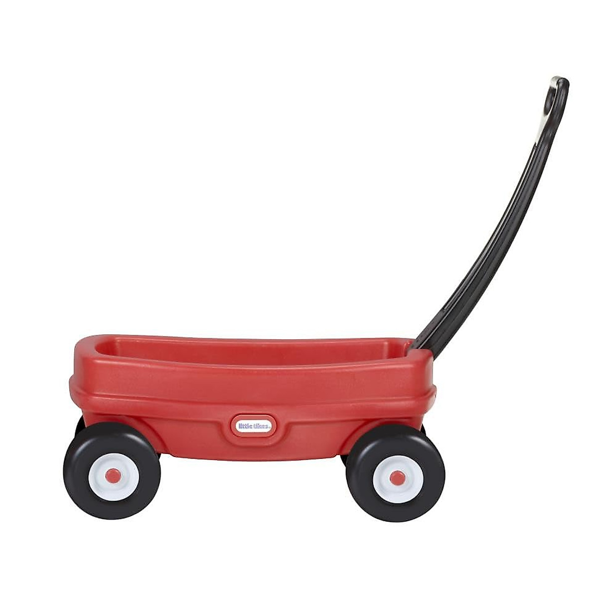 Little Tikes Lil' Wagon – Red And Black, Indoor and Outdoor Play, Easy Assembly, Made Of Tough Plastic Inside and Out, Handle Folds For Easy Storage | Kids 18