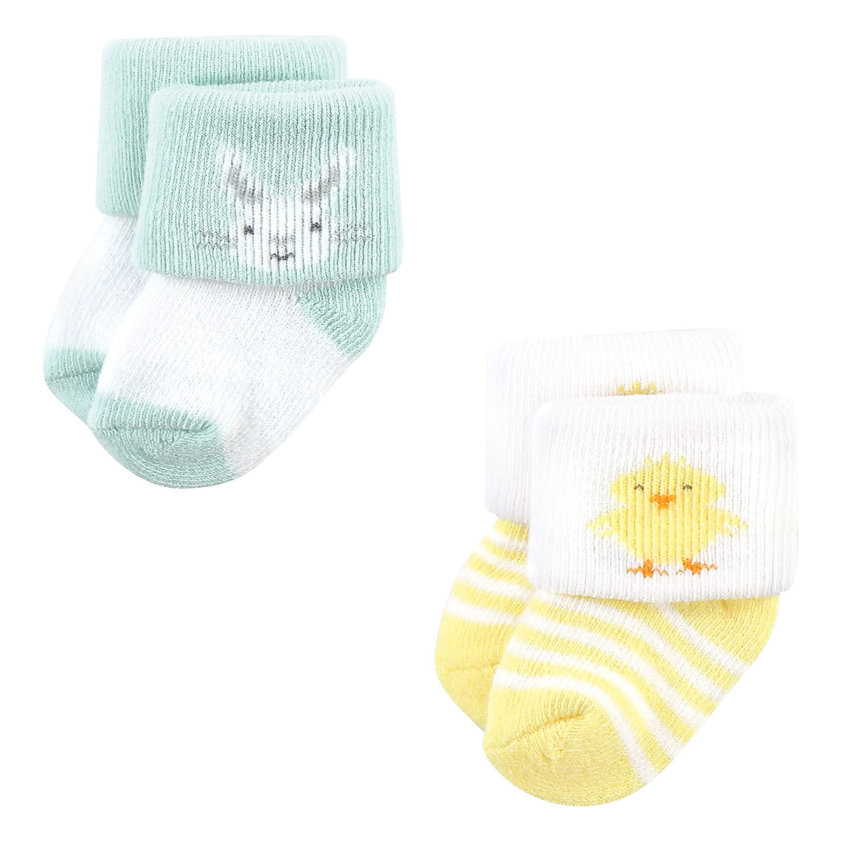 Hudson Baby Baby Holiday Newborn Terry Socks, Valentine Easter, 6-12 Months