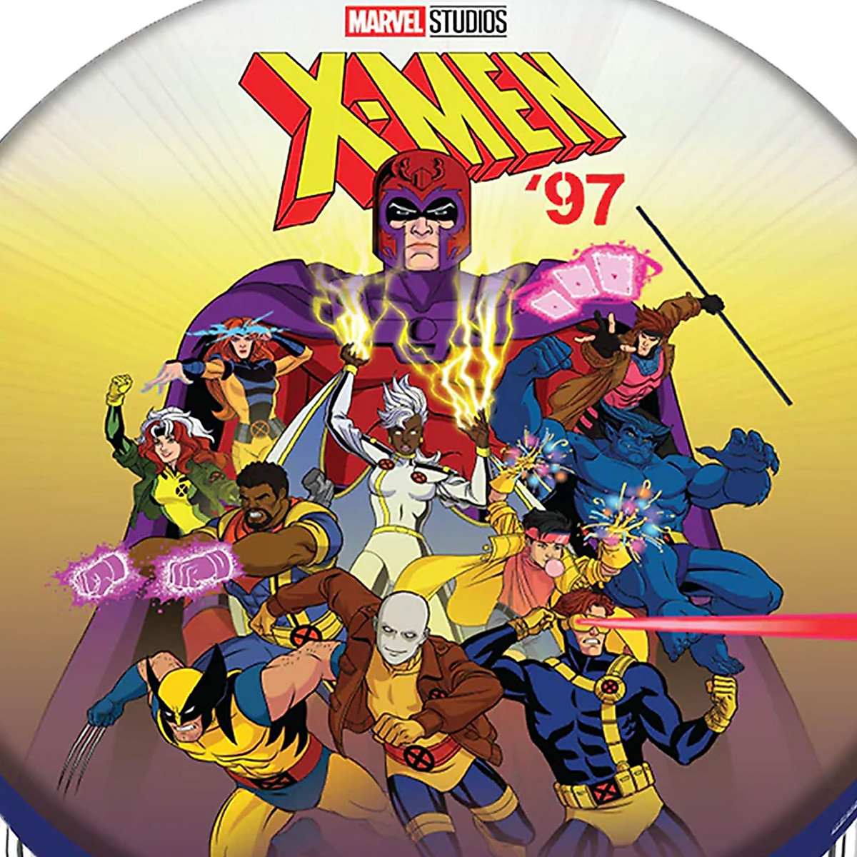 ARCADE1UP Adjustable Video Game Stool with Leg Extenders, X-Men -97