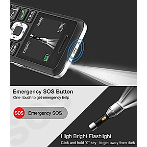 Easyfone T200 4G Unlocked Big Button Cell Phone for Seniors, Easy-to-Use Clear Sound Big Battery Senior Cell Phone with SOS Button and a Convenient Charging Dock