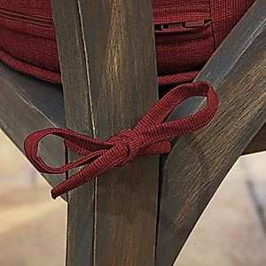 Arden Selections ProFoam Essentials Outdoor Seat Cushion 19 x 20, Ruby Red Leala