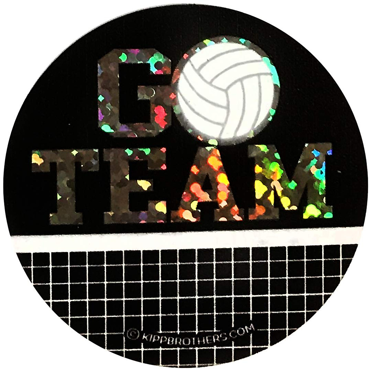 Assorted Volleyball Sports Sparkle Sticker Sheet Pack - 102 Stickers