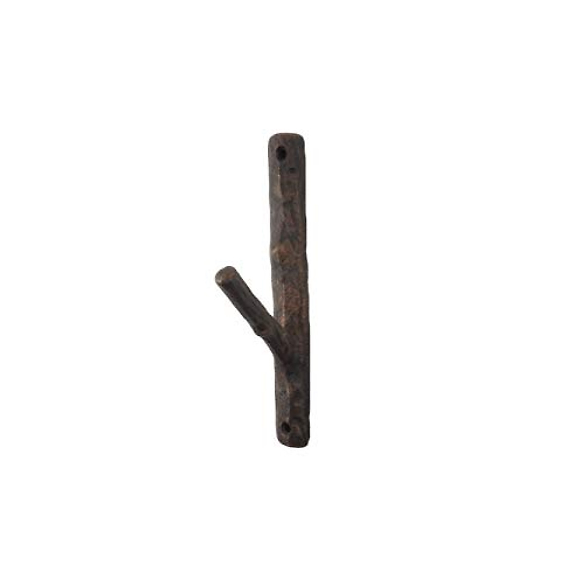 HANDCRAFTED NAUTICAL DÉCOR Rustic Copper Cast Iron Tree Branch Decorative Metal Wall Hook 8"