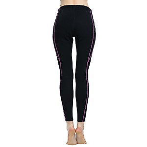 Lemorecn Women Wetsuits Pants 1.5mm Neoprene Winter Swimming Canoeing Pants（purple,8）