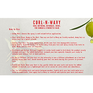On Natural Next Image Curl-n-Wavy Curl Defining Conditioner and Detangler Oilive Oil, Shea Butter, Jojoba Oil & Vitamin E, 8 Ounce