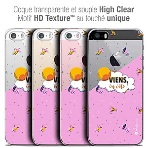 Ultra Slim Case for Apple iPhone 5/5S/SE, Little Grains Viens, On Vole!