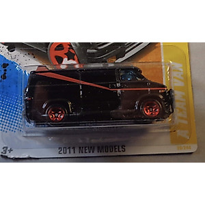 Hot Wheels 2011 A Team Van Black #39/244