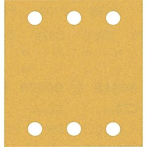 Bosch Professional 10x Expert C470 Sandpaper (for Hardwood, Paint on Wood, 115x107 mm, Grit 180, Accessories Orbital Sander)