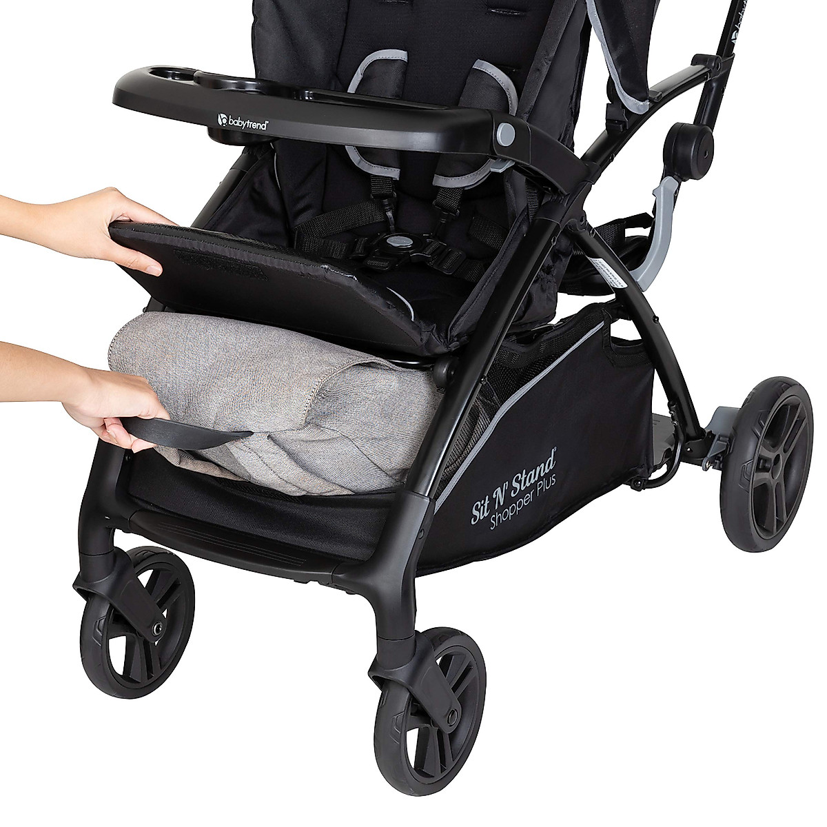 Baby Trend Sit N’ Stand 5-in-1 Shopper Plus Stroller, Kona