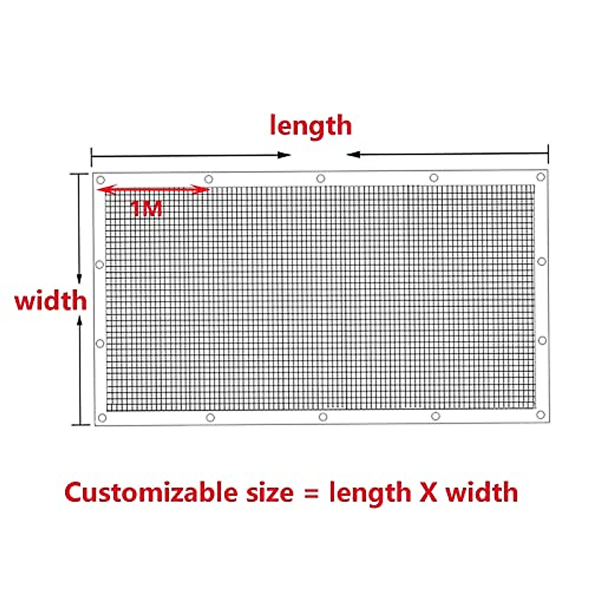 ZYHZJC Shade sail, Sunblock Shade Cloth 90% Sun Shade Sail with Grommets Heat Insulation Breathable Shade Fabric Sun Block for Patio, Garden, Backyard (Color : Green White Stripes, Size : 3x5m)