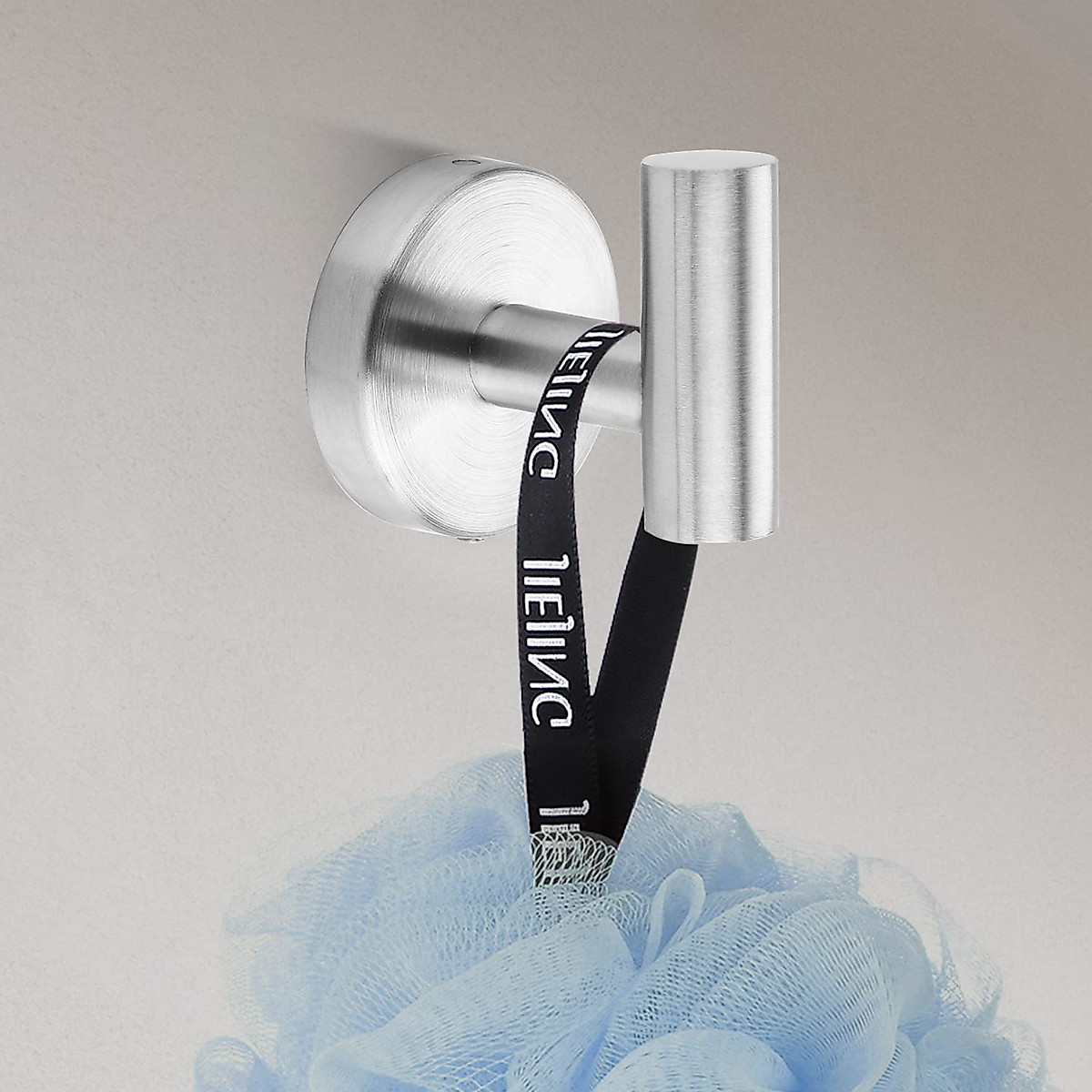 Ravinte Towel Hooks 2 Pack Brushed Nickel Bathroom Towel Hooks Wall Towel Hooks SUS 304 Stainless Steel Silver Coat Robe Clothes Hook Holder Towel Hooks for Bathroom Wall Mounted