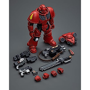 Pipigirl JoyToy Warhammer 40K Space Marine Genuine License 1/18 Soldier, 4inch Models Space Marines Action Figures Kits (Blood Angels Intercessors)