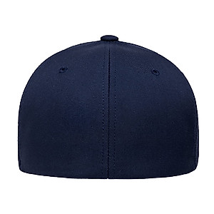 The Hat Pros | Flexfit NU Tri-Layer Men's Athletic Baseball Hat Fitted 6100NU Cap (as1, Alpha, l, x_l, Navy)