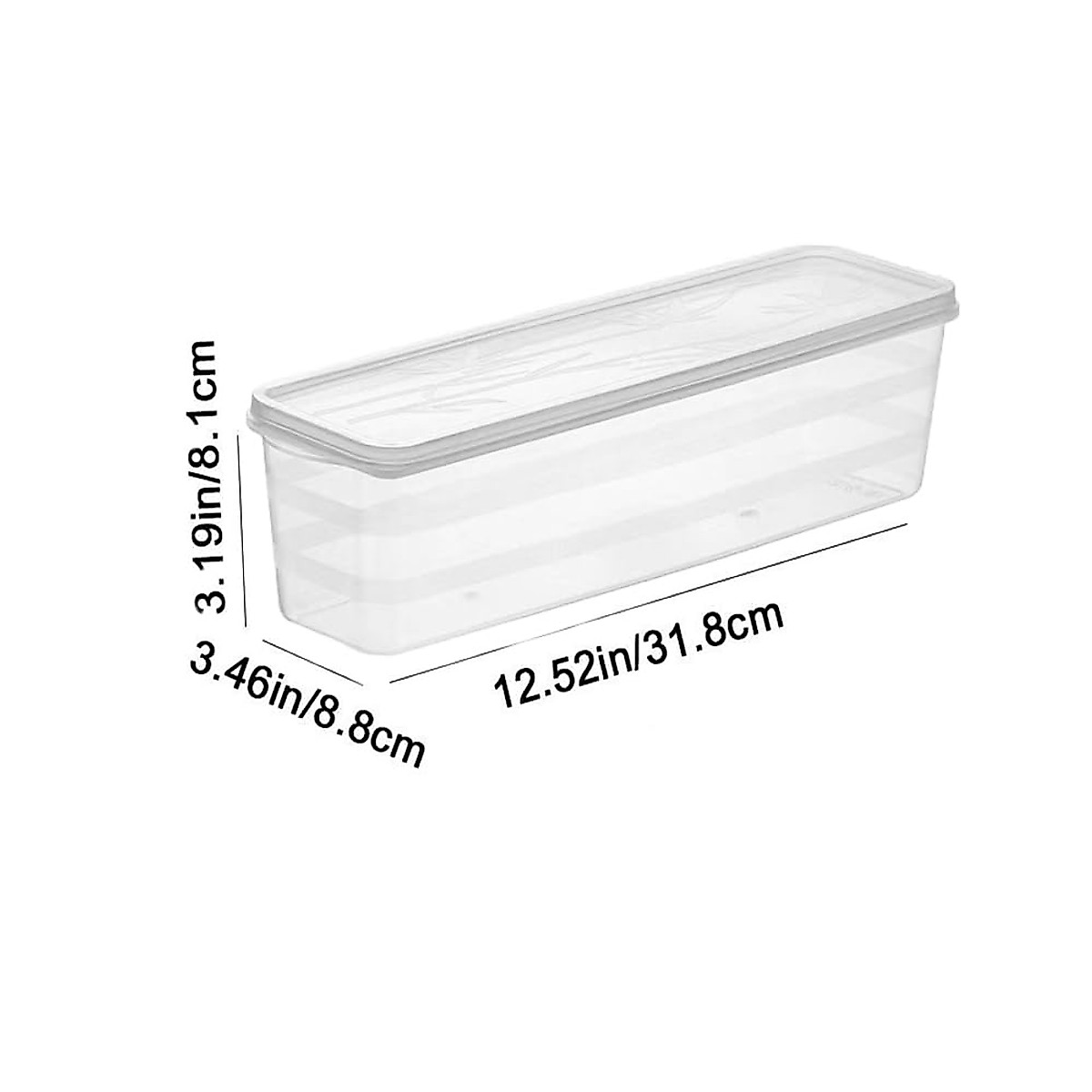 zaoalife 2PCS Airtight Pasta, Plastic Food Container with Lids Spaghetti Storage Containers Set Airtight Food Storage Containers Pasta organizer Cracker Container