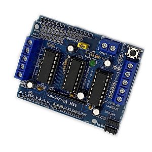 Kiro&Seeu L293D DC Motor Drive Shield Stepper Motor Drive Shield Expansion Board Compatible with Arduino Duemilanove Raspberry Pi