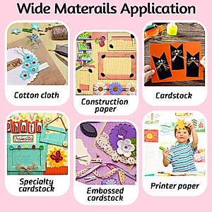 Moinchore 12 Pcs Cutting Mat Variety for Crafts Machine, 12 x 12 Inch Cut Mats Gridded Strong Standard Quilting Light Fabric Adhesive Cutting Mats with Scraper for Art Accessories