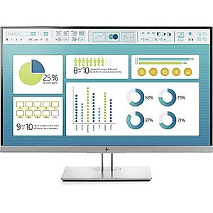 HP EliteDisplay 27-Inch Screen LED-Lit Monitor Black/Silver (1FH50AA#ABA)