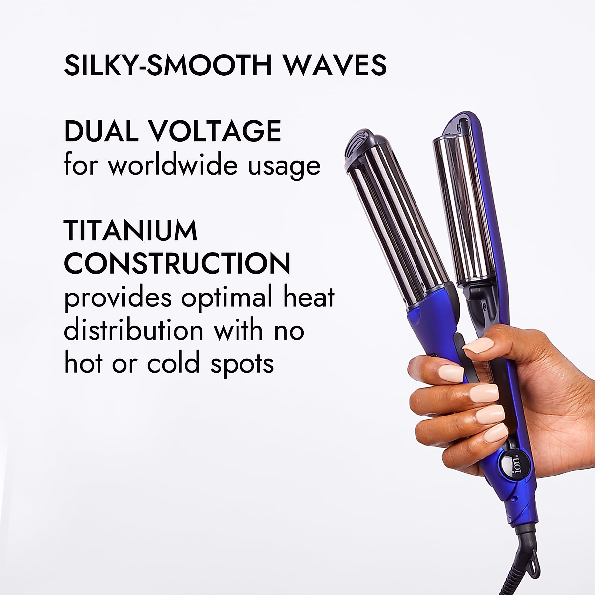 Ion Titanium Triple Barrel Waver