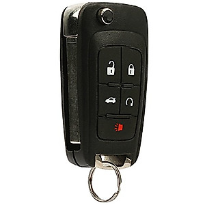 Key Fob fits 2010-2017 Buick Allure Encore Lacrosse Regal Verano/Chevy Camaro Cruze Equinox Impala Malibu Sonic/GMC Terrain Keyless Entry Remote Flip 2010 2011 2012 2013 2014 2015 2016 2017