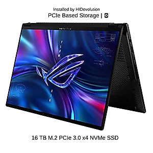 HIDevolution ASUS ROG X16 GV601RM 16" WQXGA 165Hz Touch, 3.3 GHz Ryzen 9 6900HS, RTX 3060, 16 GB 4800MHz RAM, 16 TB PCIe SSD