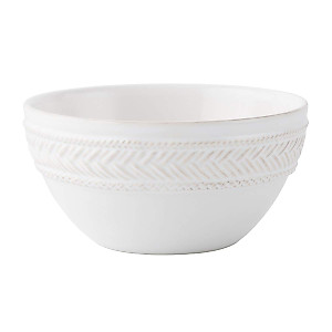Juliska Le Panier Whitewash Cereal/Ice Cream Bowl