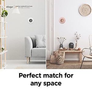 elago Wall Plate Cover Plus 2 Compatible with Google Nest Thermostat 2020 [Snow] - Durable Polycarbonate Material, Easy Installation, Complementary Design