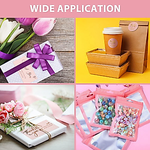 Epakh 1140 Pieces Thank You Card and Sticker Set Multicolor Classic Style include 100 Thank You Business Cards for Wedding Business(Classic Style)